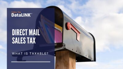 Direct Mail Sales Tax - Sales Tax DataLINK